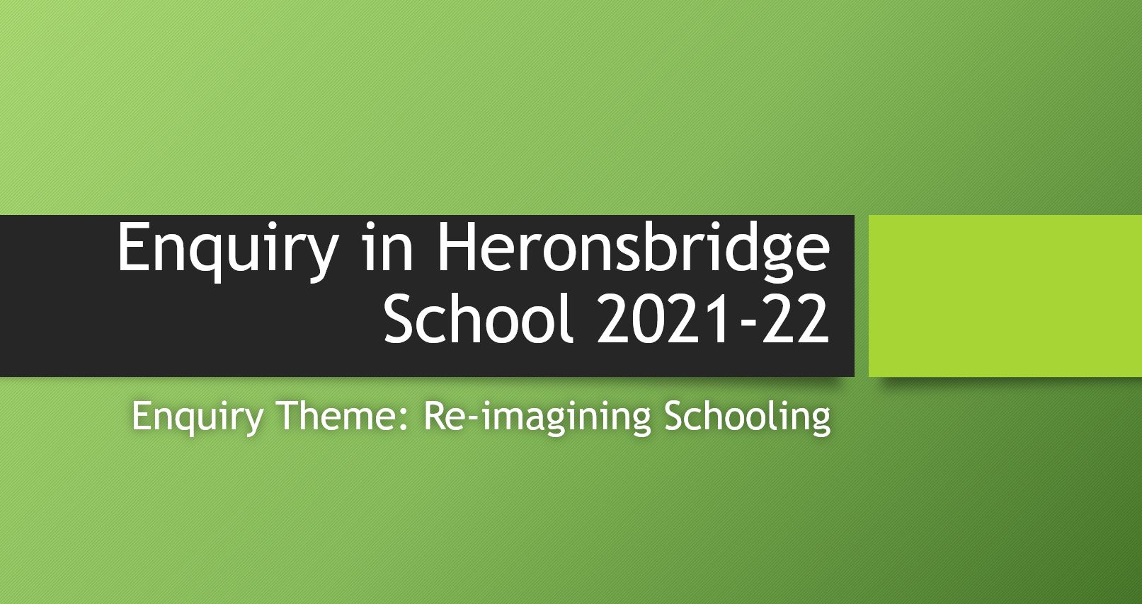 Curriculum for Wales – Heronsbridge School