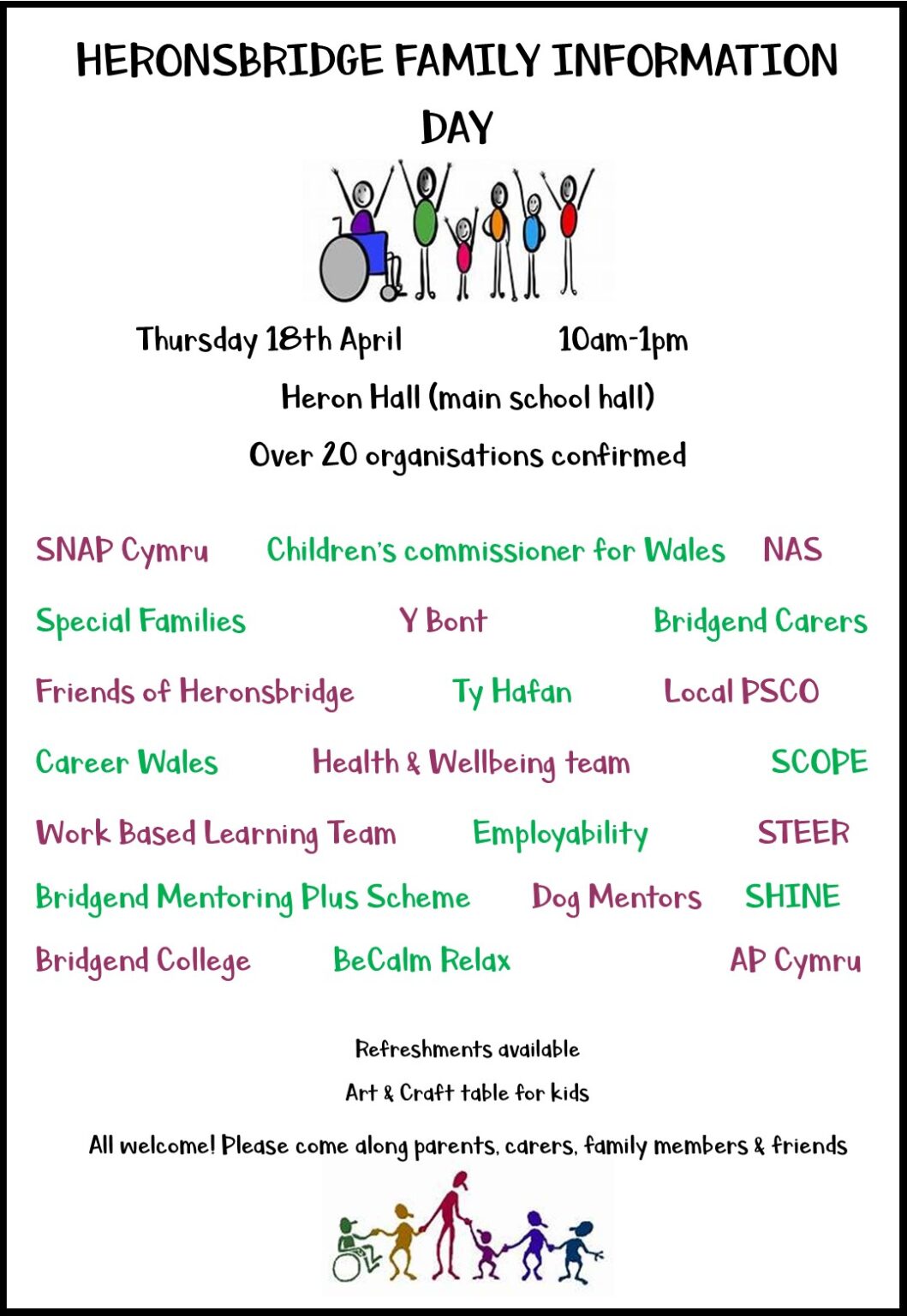 Family Notice Board – Heronsbridge School